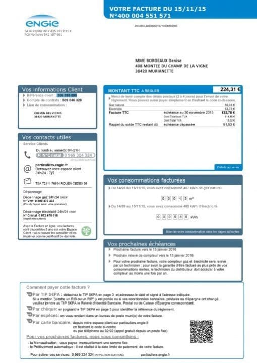 Facture Engie : tout savoir