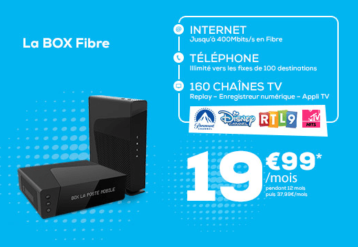 Première box fibre de La Poste et nouvelle Livebox 5 chez Orange