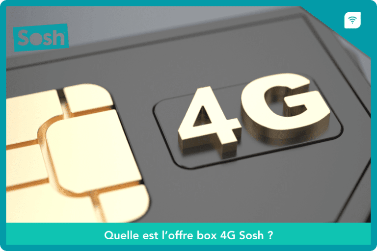 Box 4G Sosh : l'offre qui permet de partager la 4G de son forfait
