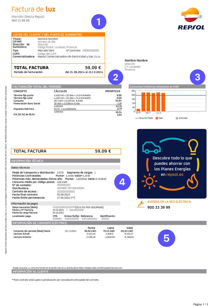 Repsol facturas: consulta, descarga y paga tus recibos online
