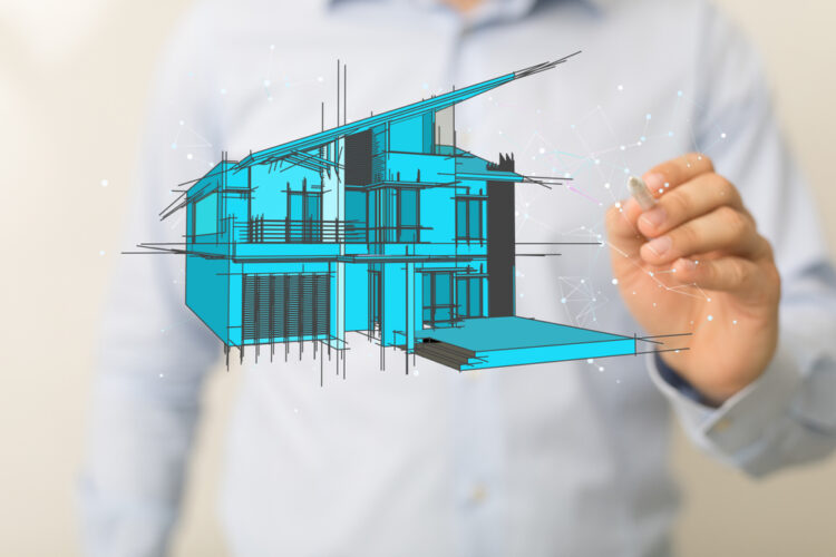 Use the area calculation of Visual Building to calculate the needed ...