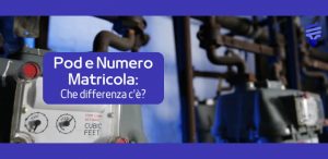Qual è la differenza tra il POD e il numero matricola del contatore?