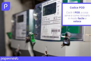 Il codice POD: cos'è, dove trovarlo e a cosa serve - Papernest.it