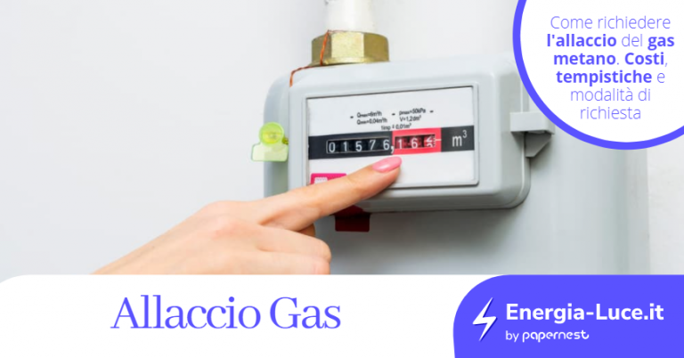 Allaccio gas: Coem fare? Tempistiche, Procedure e Costi per fare richiesta
