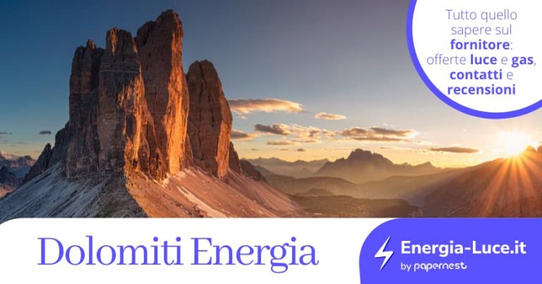 Dolomiti Energia: Tariffe di gas e luce, recensioni e contatti ...