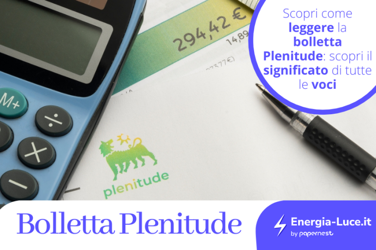 Bolletta Plenitude: Come leggere correttamente la bolletta - Energia-Luce.it