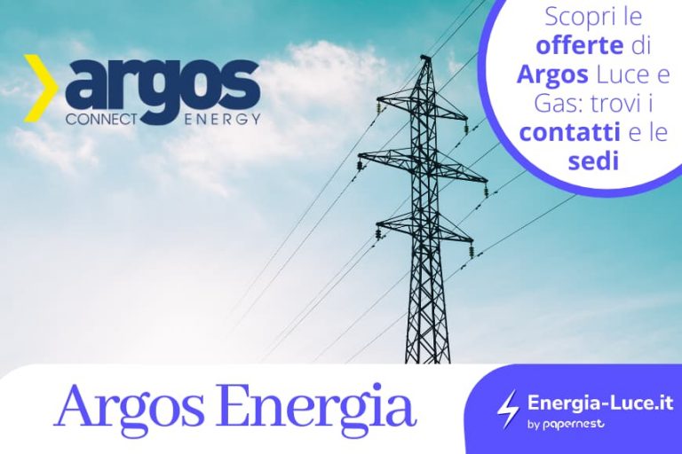 Argos Energia: informazioni, contatti e offerte